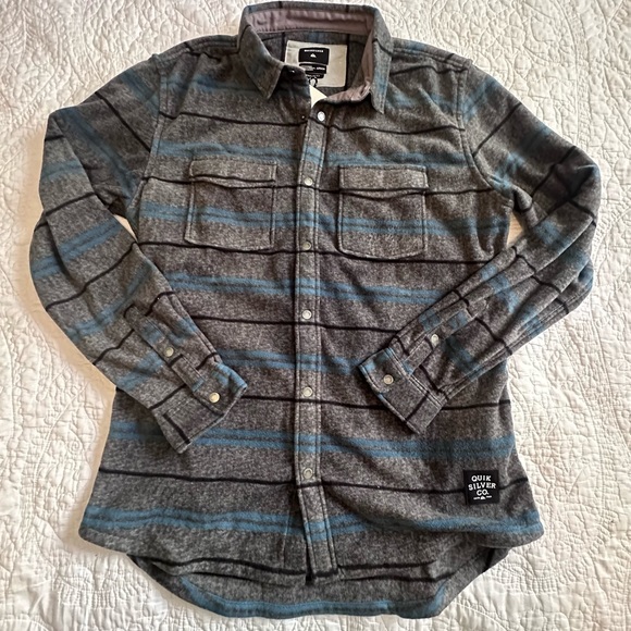 Quiksilver | Jackets & Coats | Quicksilver Button Down Fleece | Poshmark